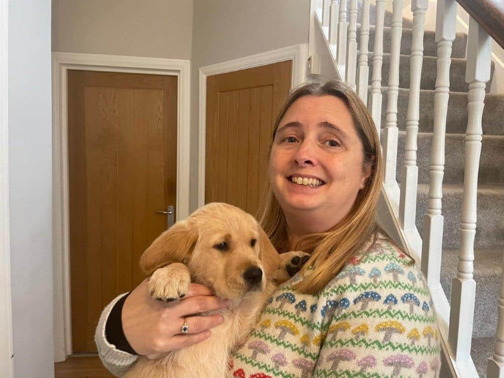 Lizzie’s Pupdate – Meet Ashford the guide dog! | Childhood Eye Cancer Trust